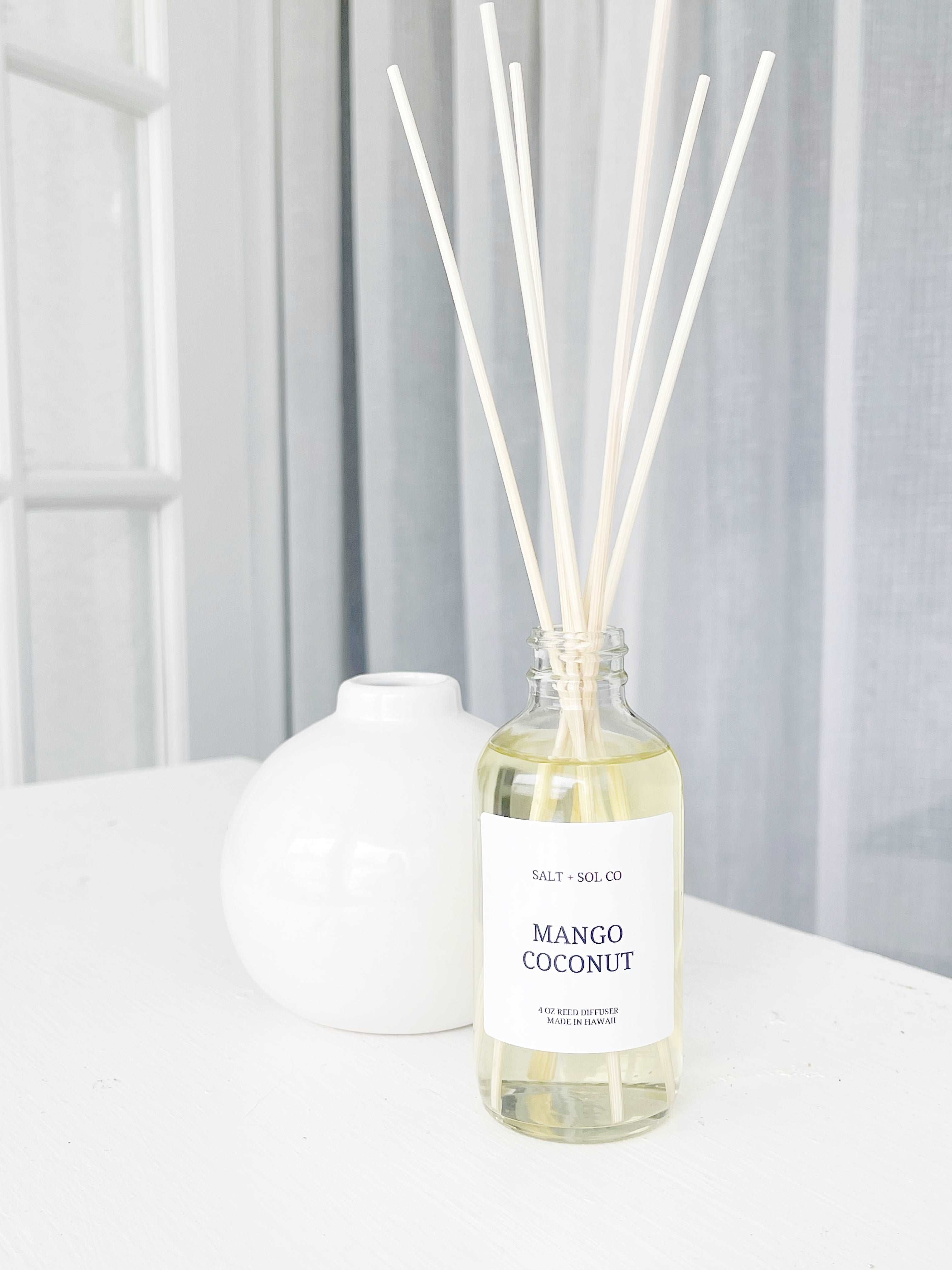 Mango & Coconut Reed Diffuser – SALT + SOL CO